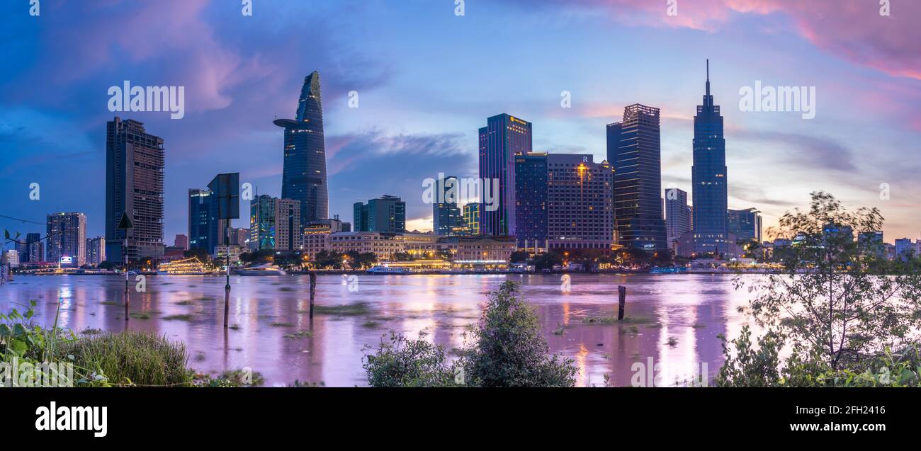 Ho Chi Minh city, Vietnam - 25 April 2021: Bitexco Financial Tower ...