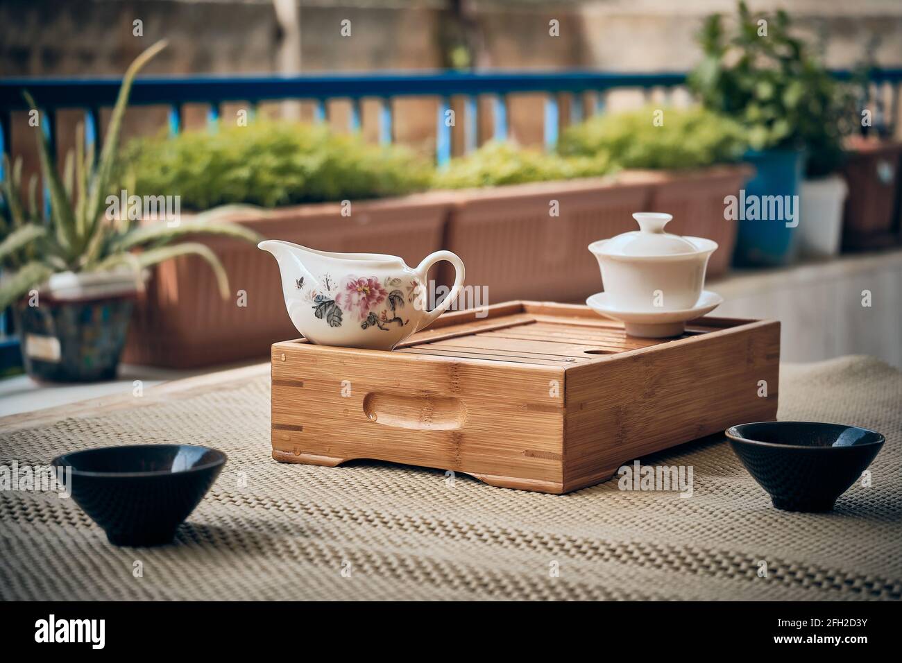 Chinese traditional gongfu cha tea ceremony Stock Photo - Alamy