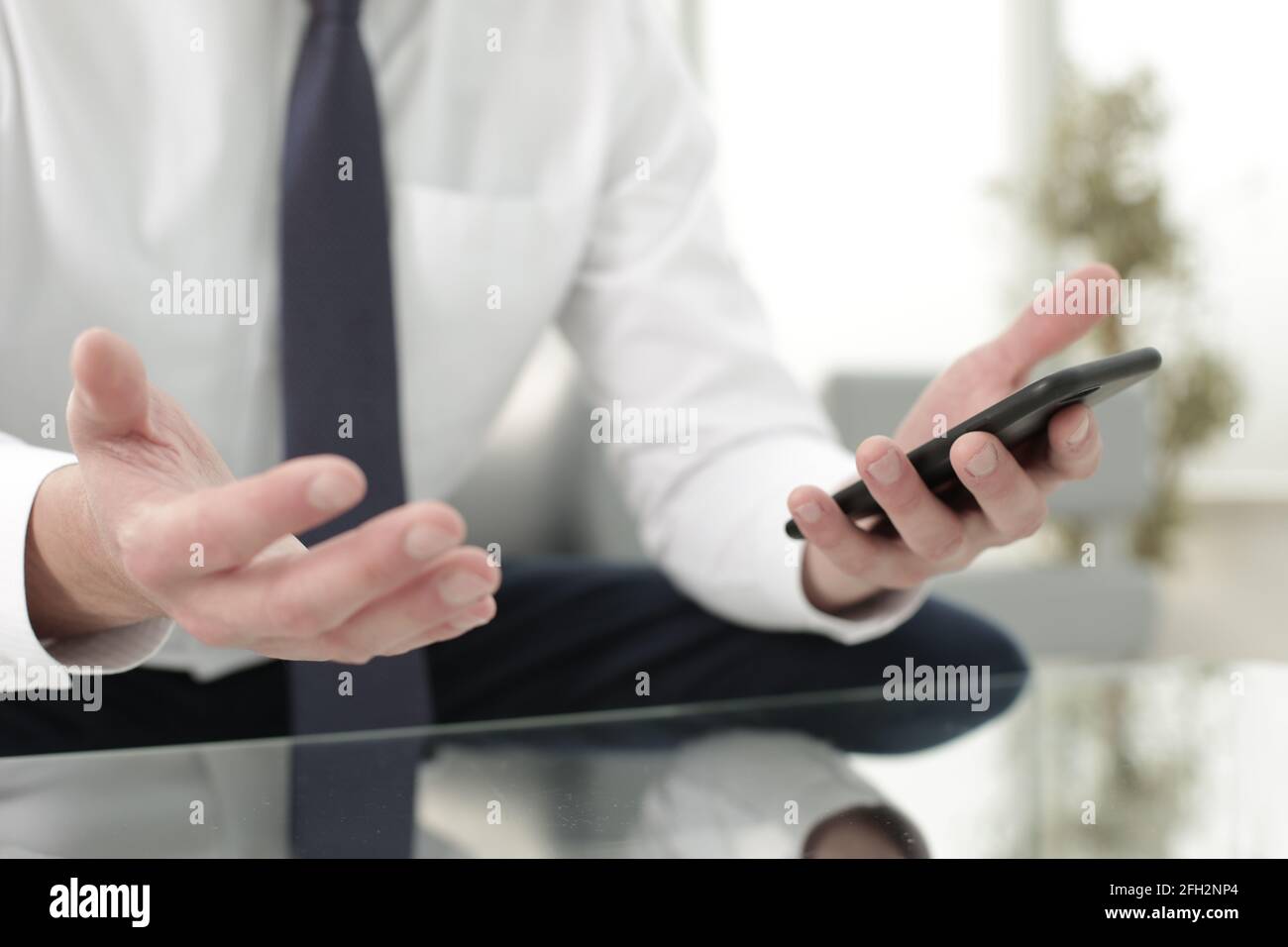 The manager works in the office. Top manager concept Stock Photo - Alamy