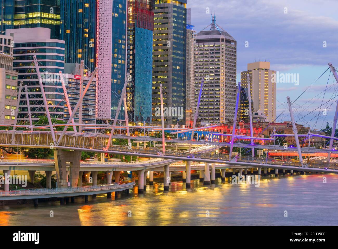 Brisbane arial view hi-res stock photography and images - Alamy
