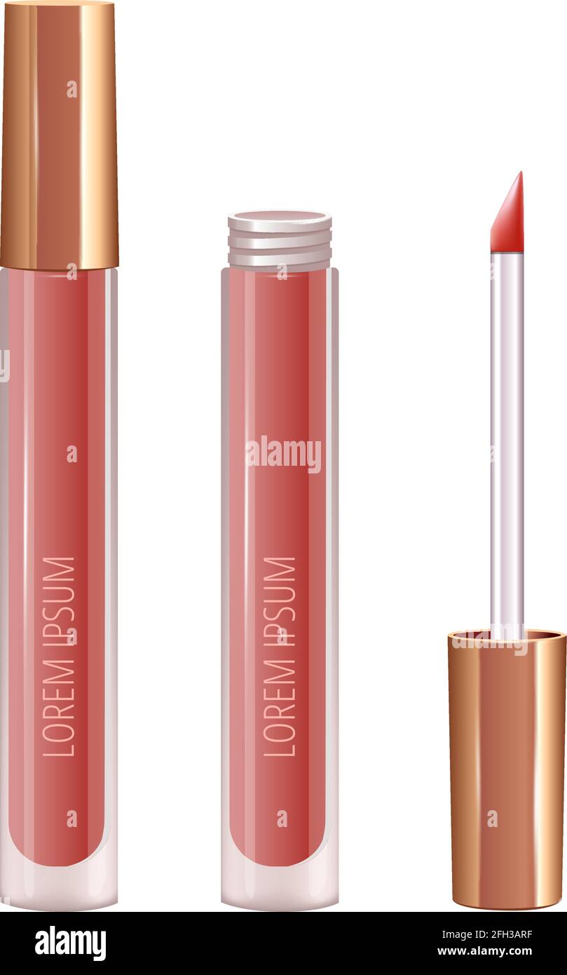 Lipstick smudge white background Stock Vector Images - Alamy