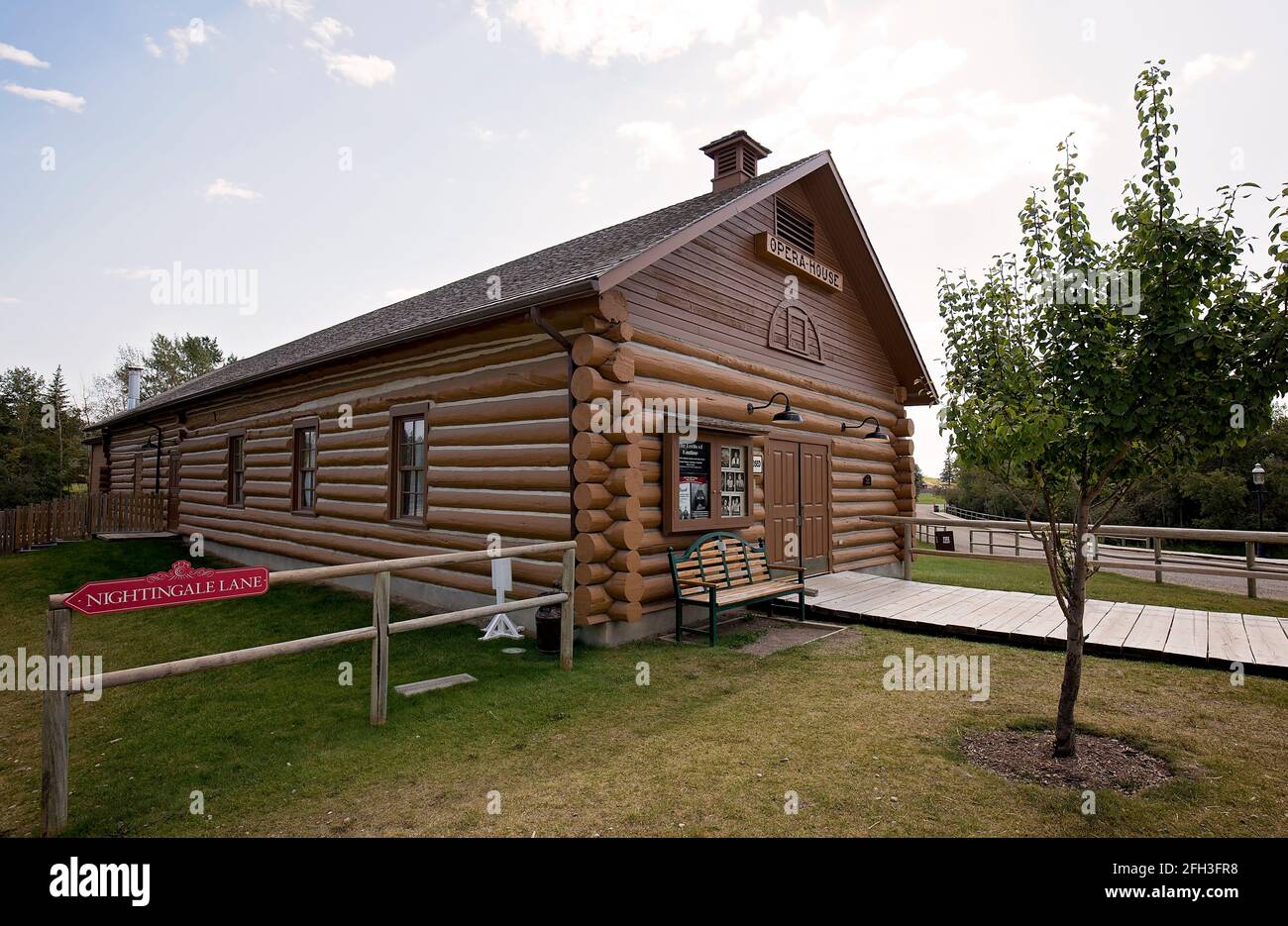 Opera House - Heritage Park Historical Village - Calgary, Canada Stock ...