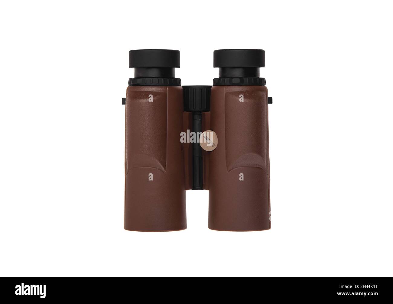 Modern binoculars. Optical device for long-range observation. Isolate ...
