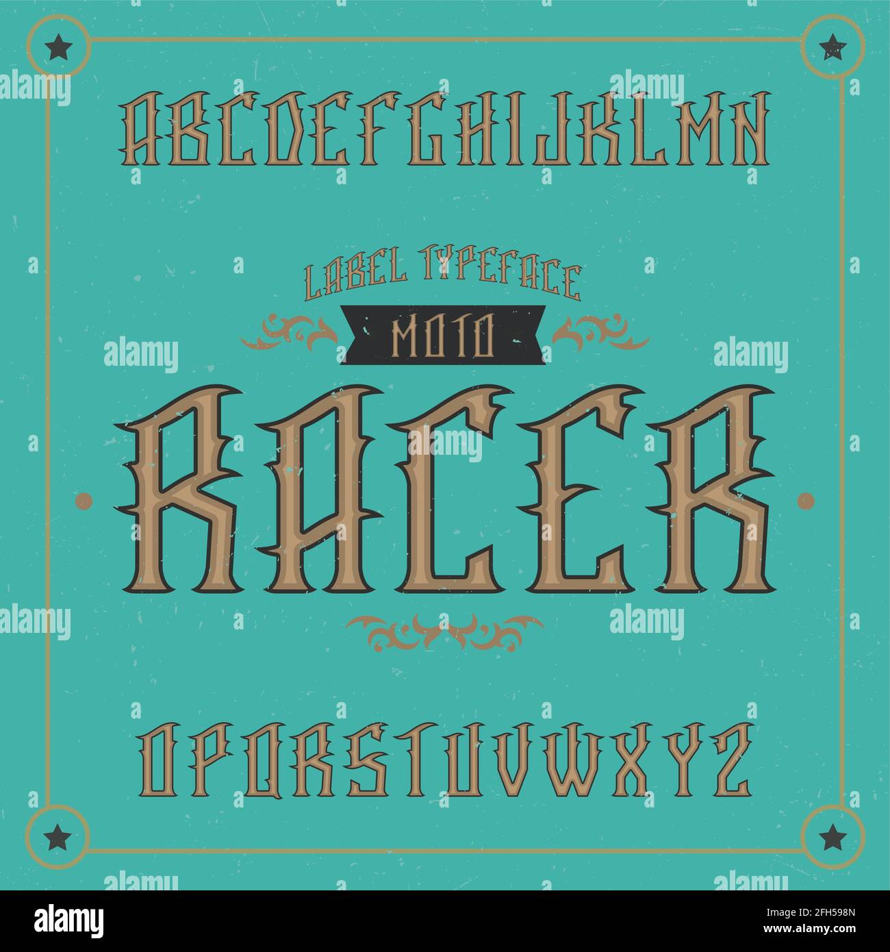 Vintage label typeface named Stone. Good font to use in any vintage ...