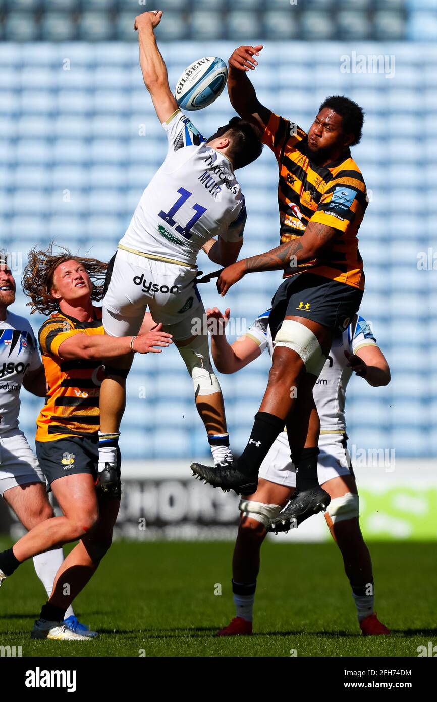 25th April 2021; Ricoh Arena, Coventry, West Midlands, England; English ...