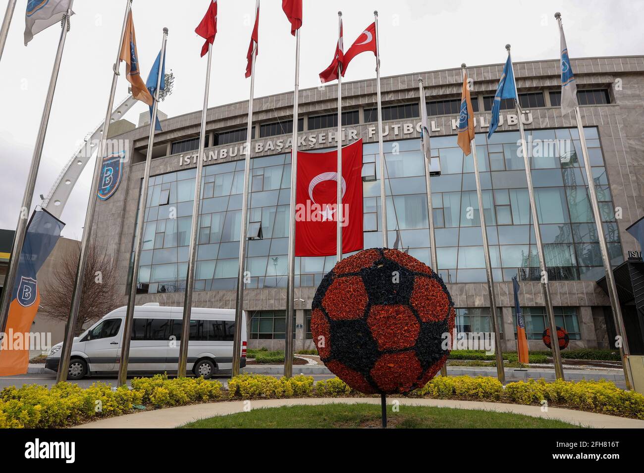ISTANBUL, TURKEY - APRIL 25: General view of Basaksehir Fatih Terim ...