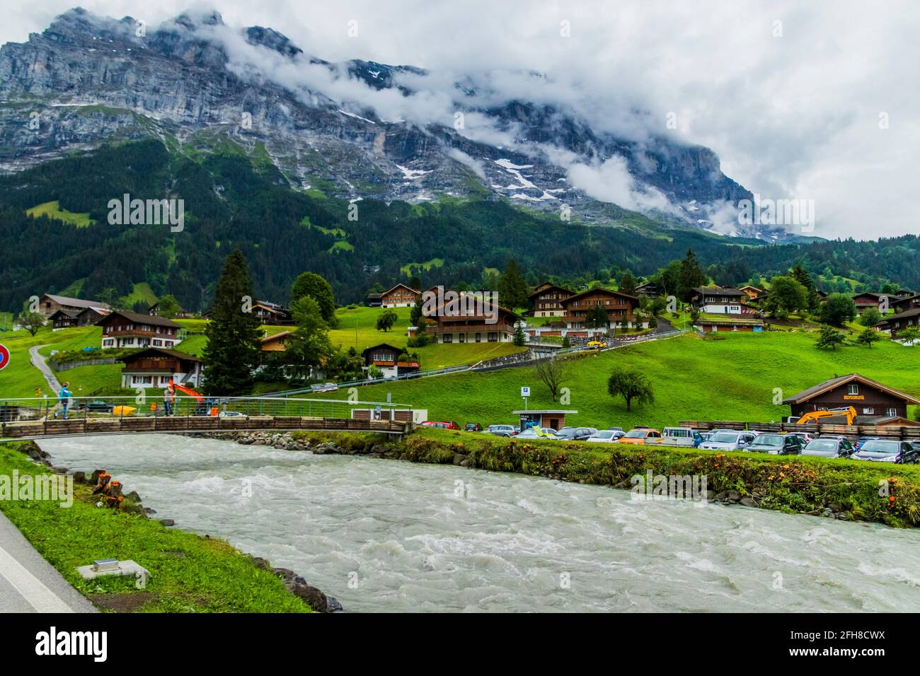 The place called Grindelwald in Switzerland Stock Photo - Alamy
