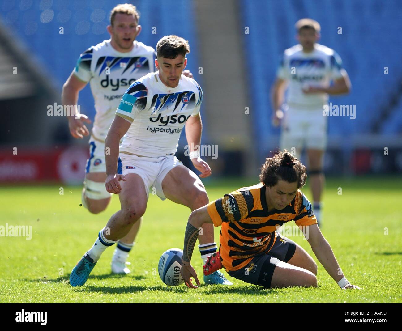Gallagher premiership jacob umaga of wasps rugby hi-res stock ...