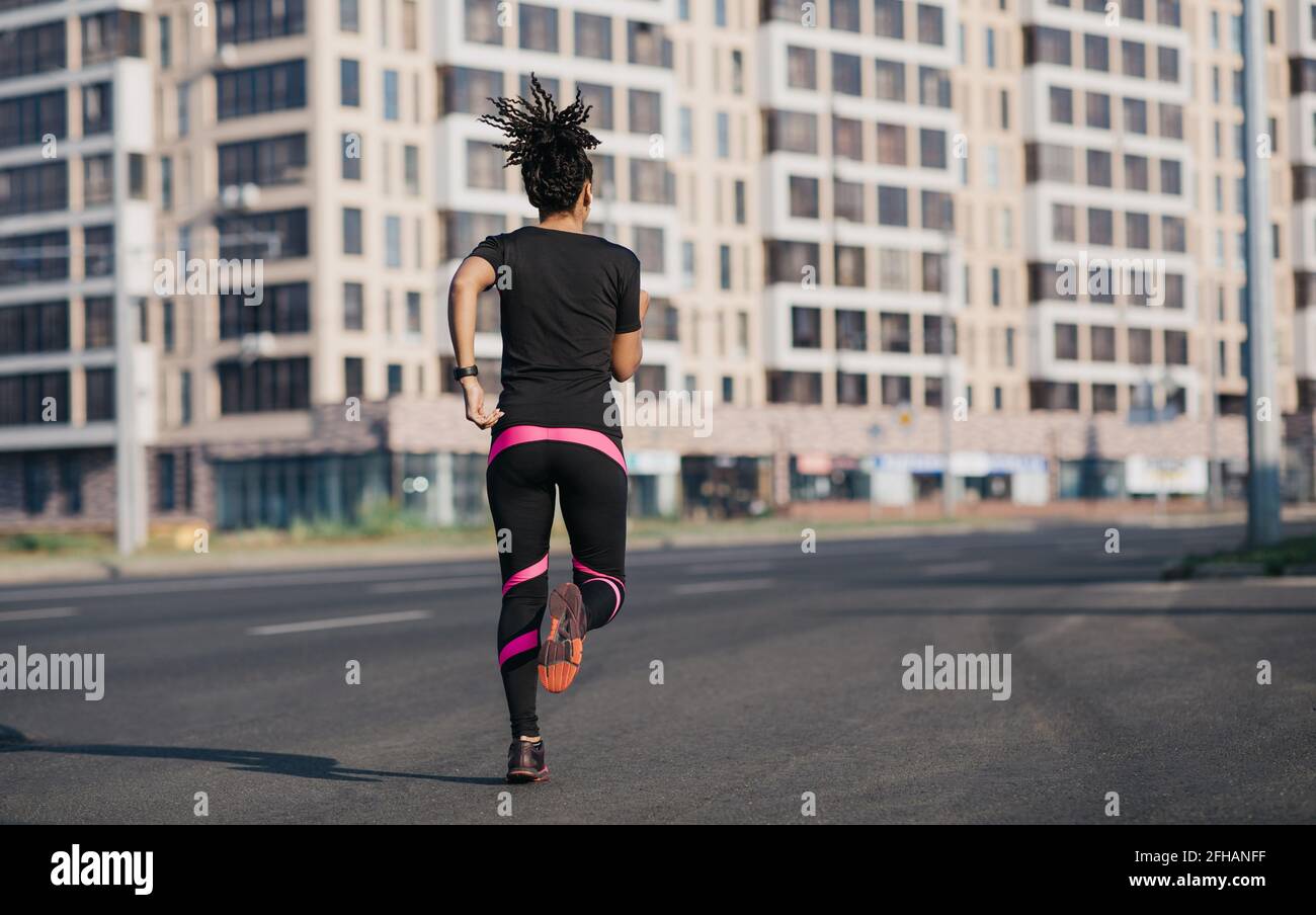 Beginner on workout, hard training and weight loss exercises Stock ...