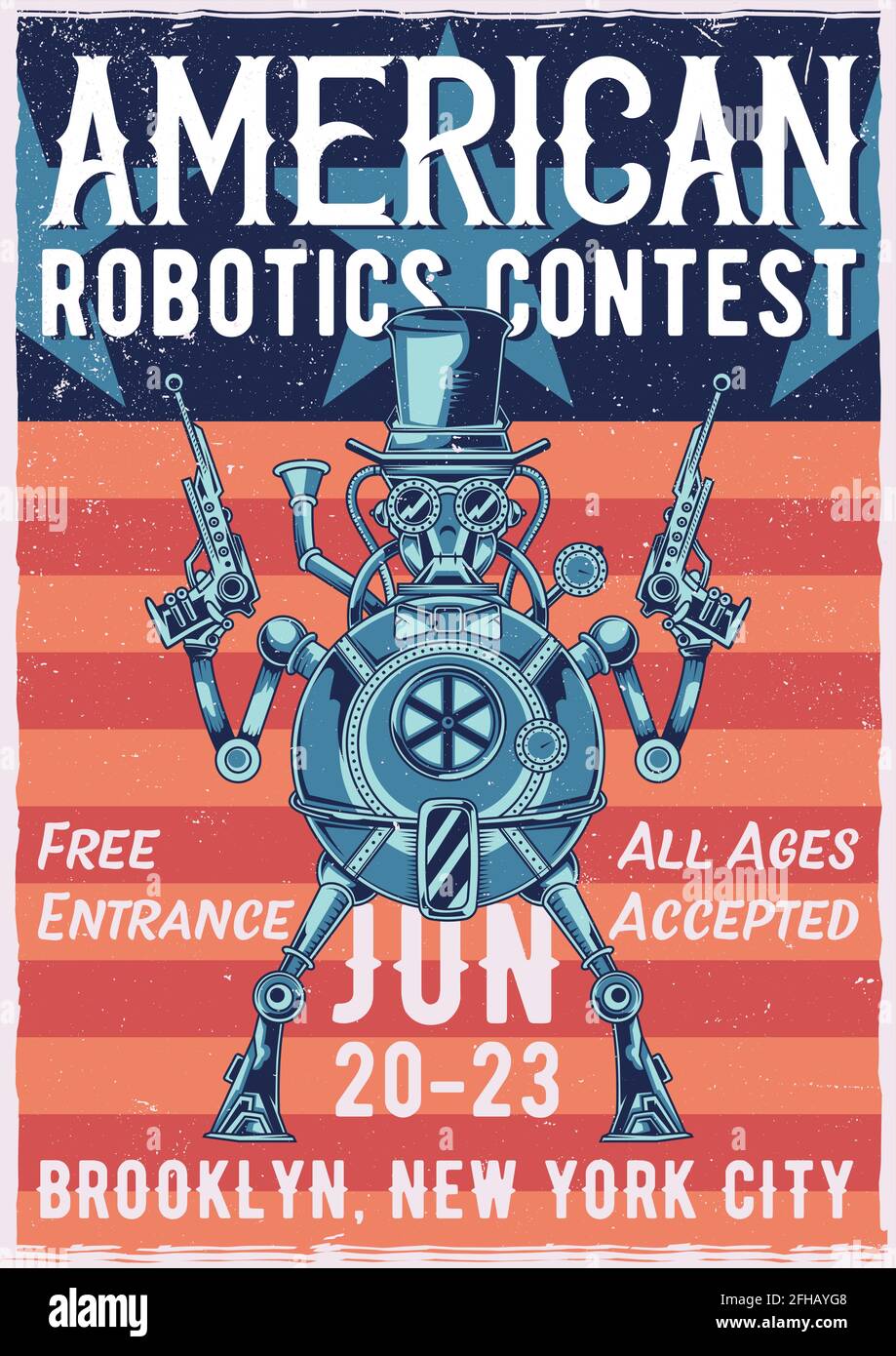 Steampunk Poster Design