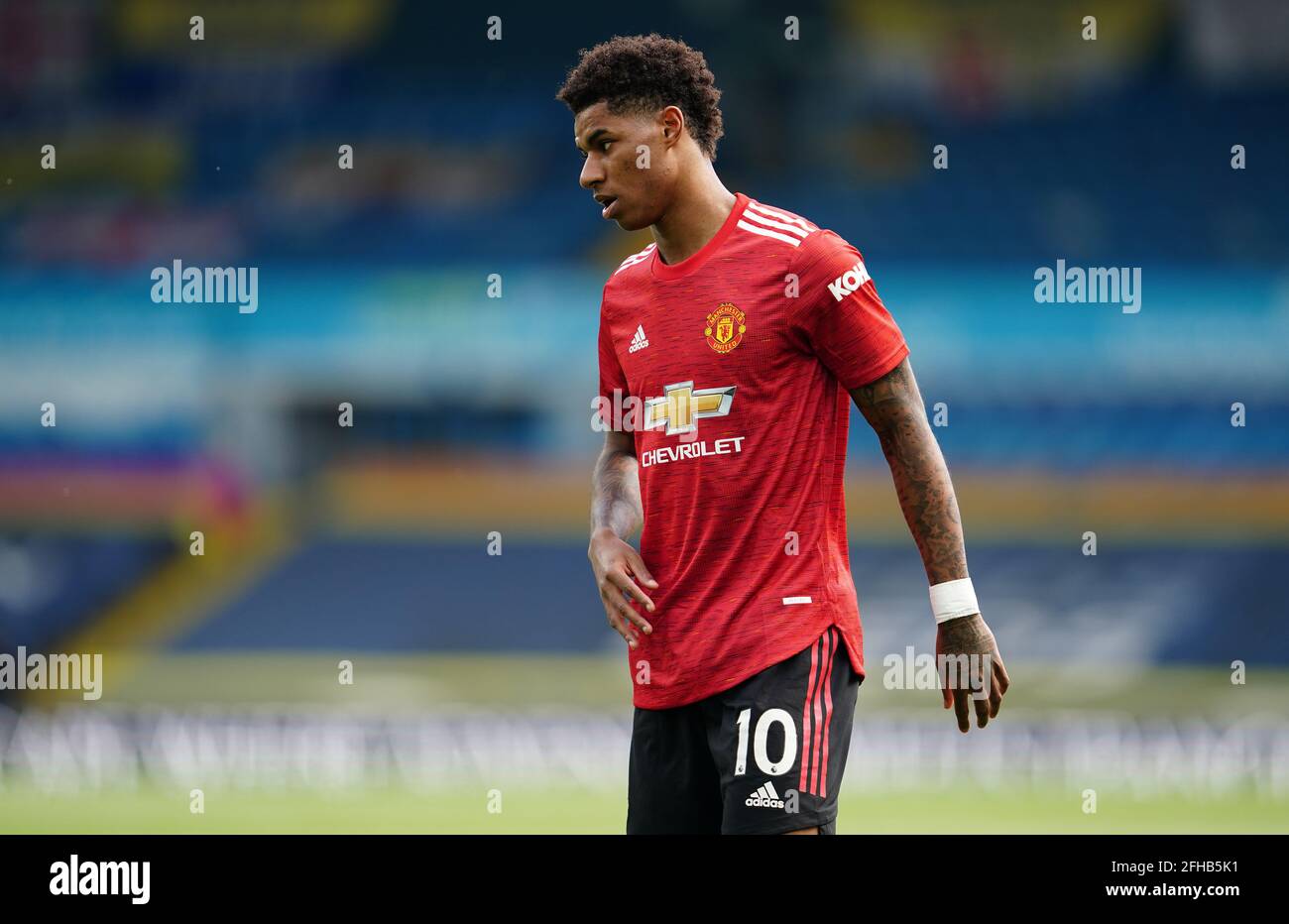 Manchester United's Marcus Rashford during the Premier League match at ...