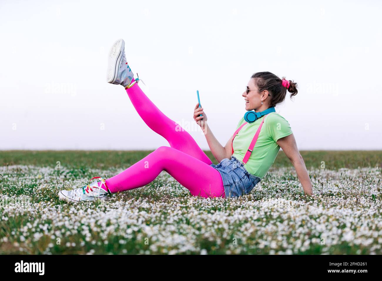 Beautiful female legs raised in hi-res stock photography and images - Alamy