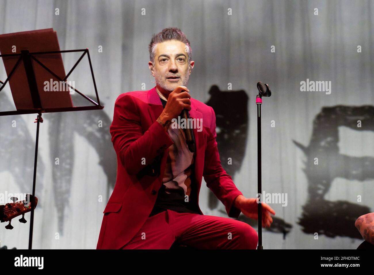 The singer Jose Molinero, known as J. Molly from the heavy metal band ...