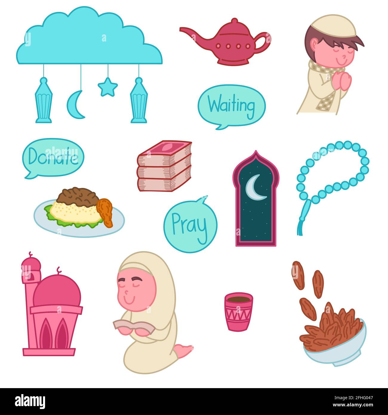 Cartoon ramadan hi-res stock photography and images - Alamy