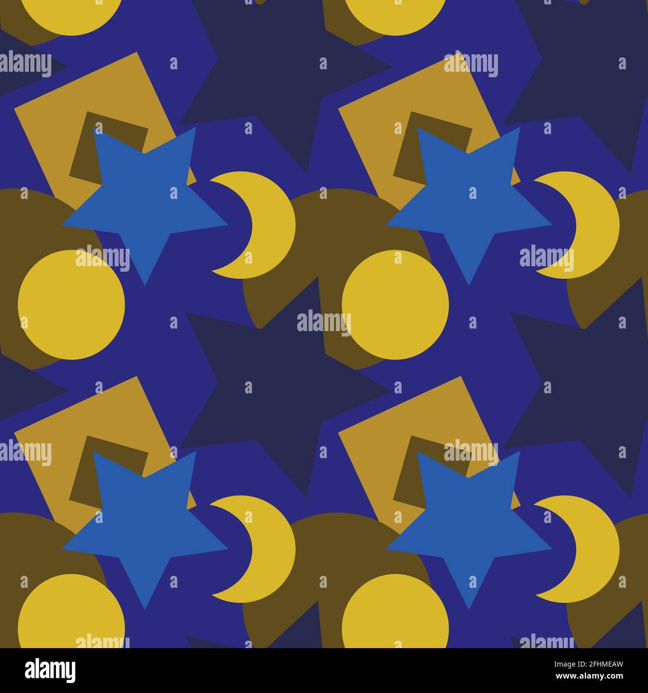 Seamless texture, pattern on a square background - colored geometric ...