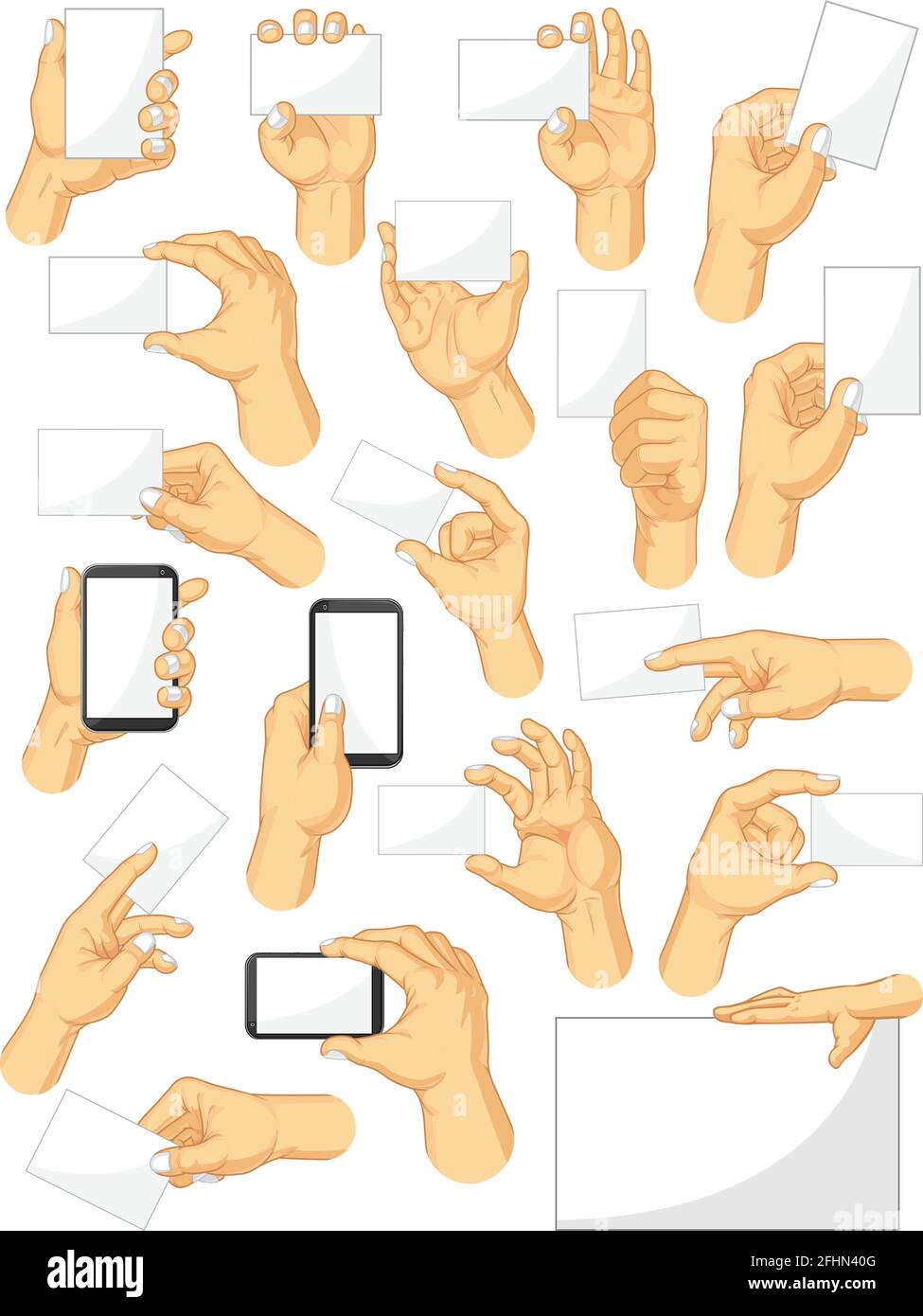 Hand signals vector Stock Vector Images - Alamy