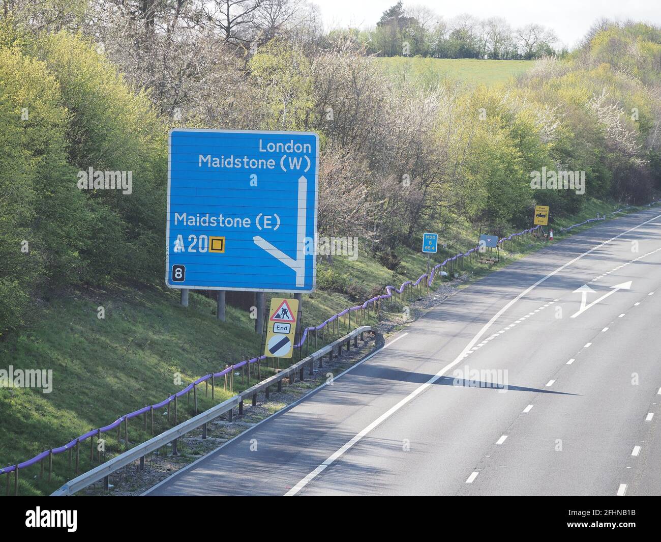 Motorway closed sign hi-res stock photography and images - Alamy