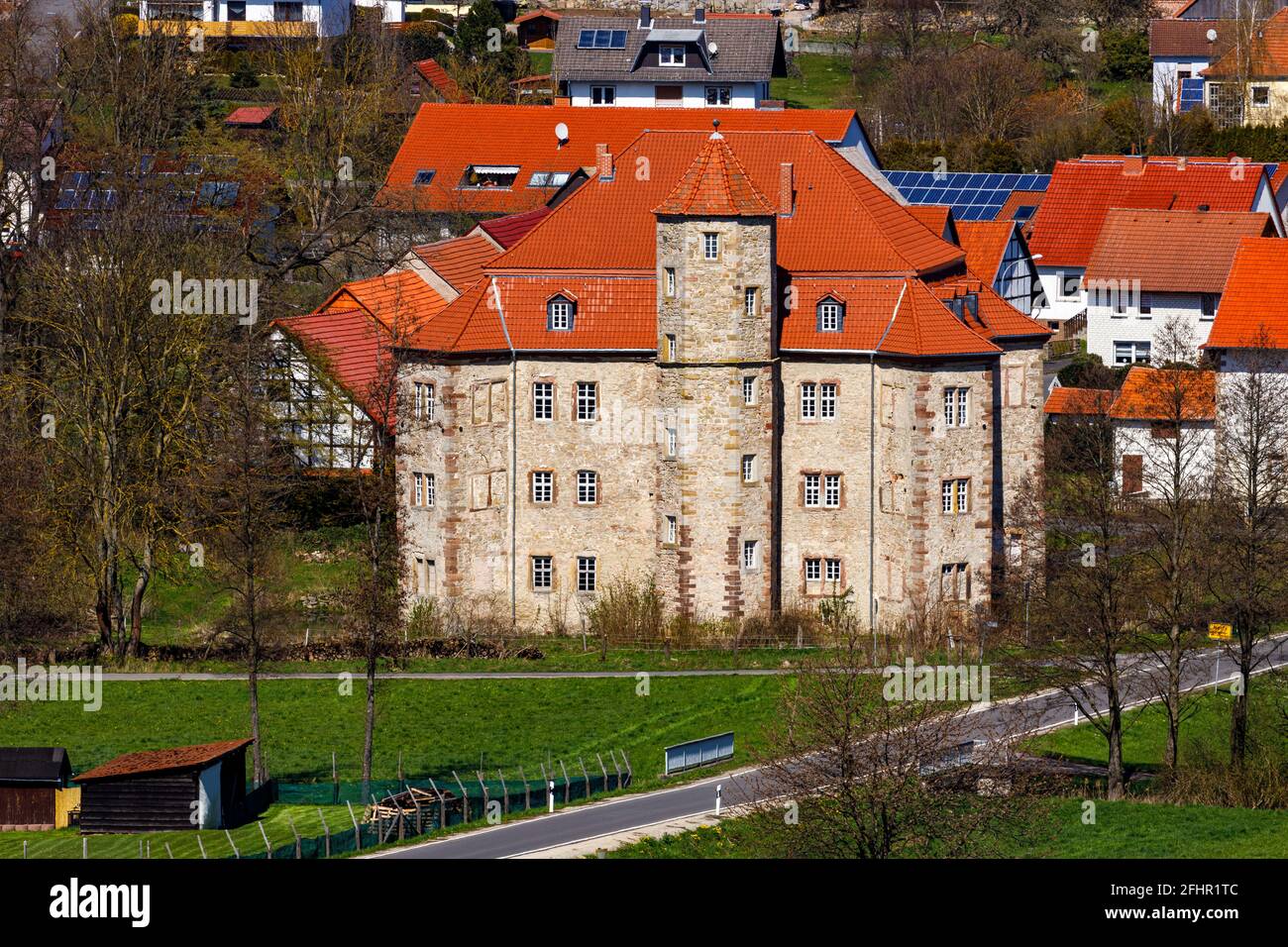 The castle of Netra in Hesse Germany Stock Photo - Alamy