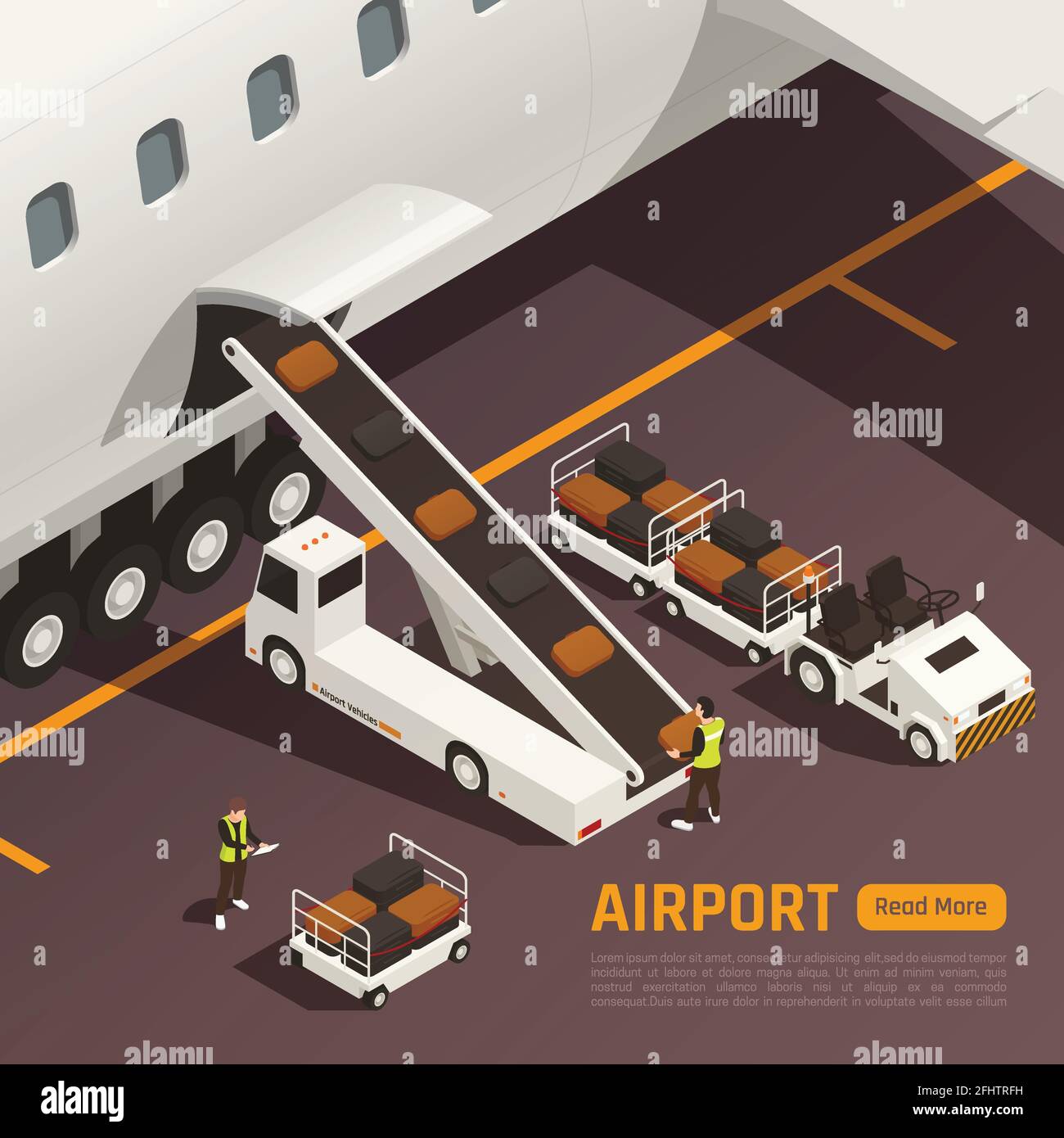 Jet loading Stock Vector Images - Alamy