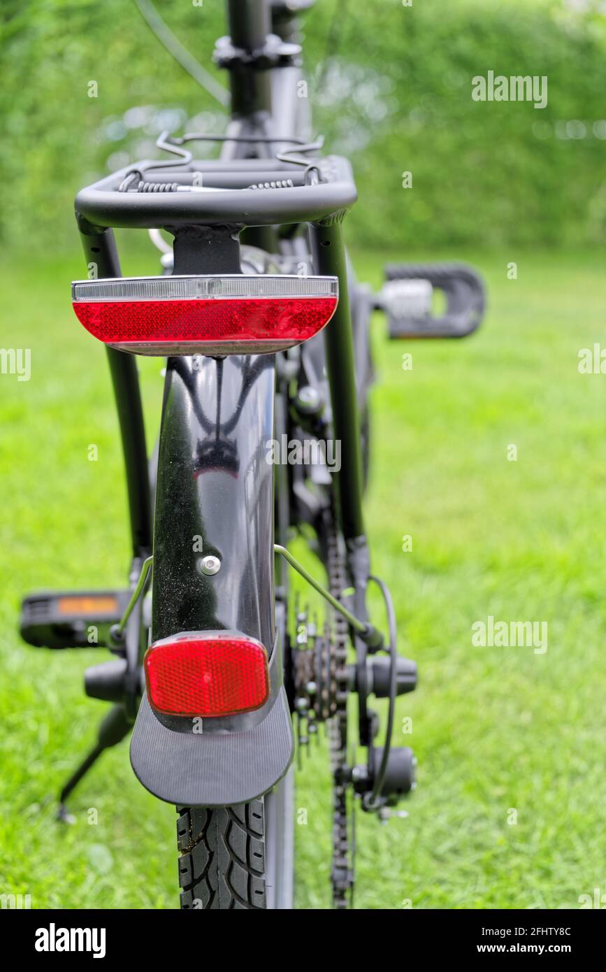 Rear view bicycle hi-res stock photography and images - Alamy