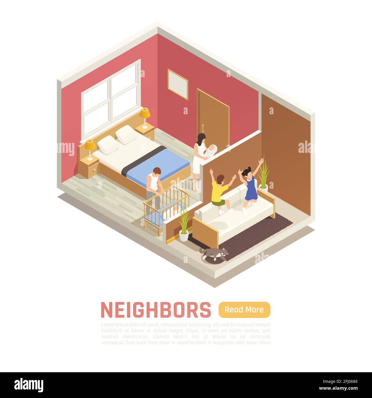 Neighbor relations disputes problems isometric composition with baby ...