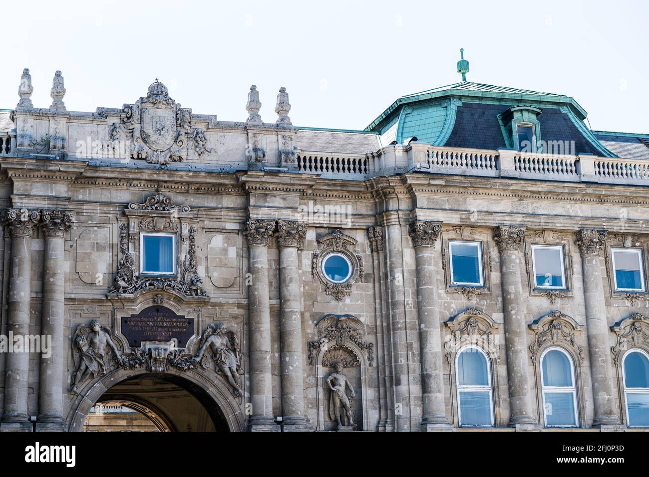 Budapest, Hungary - August 11, 2019: Hungarian architecture, Buda ...