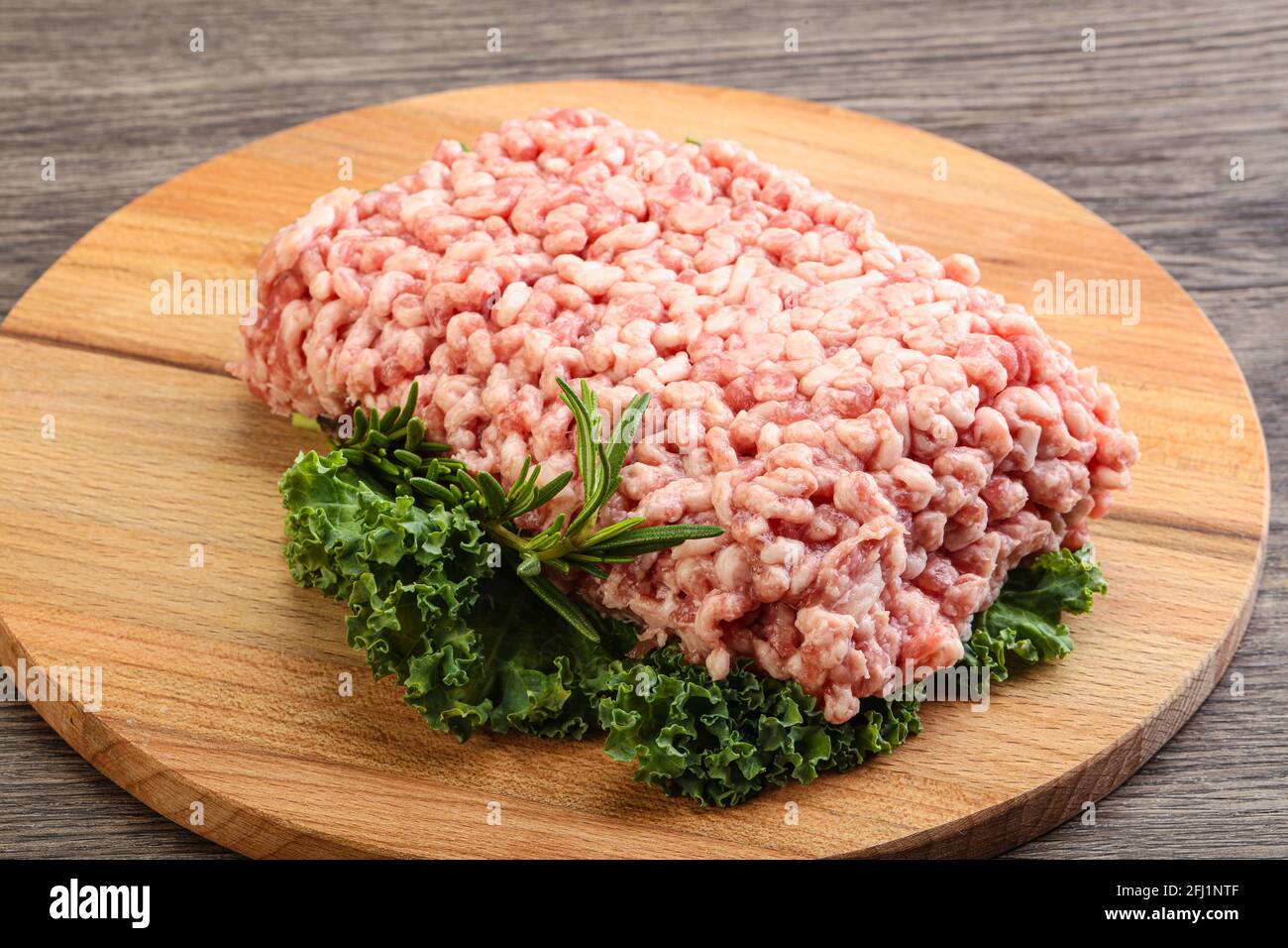 Raw fat pork minced meat for cooking Stock Photo - Alamy