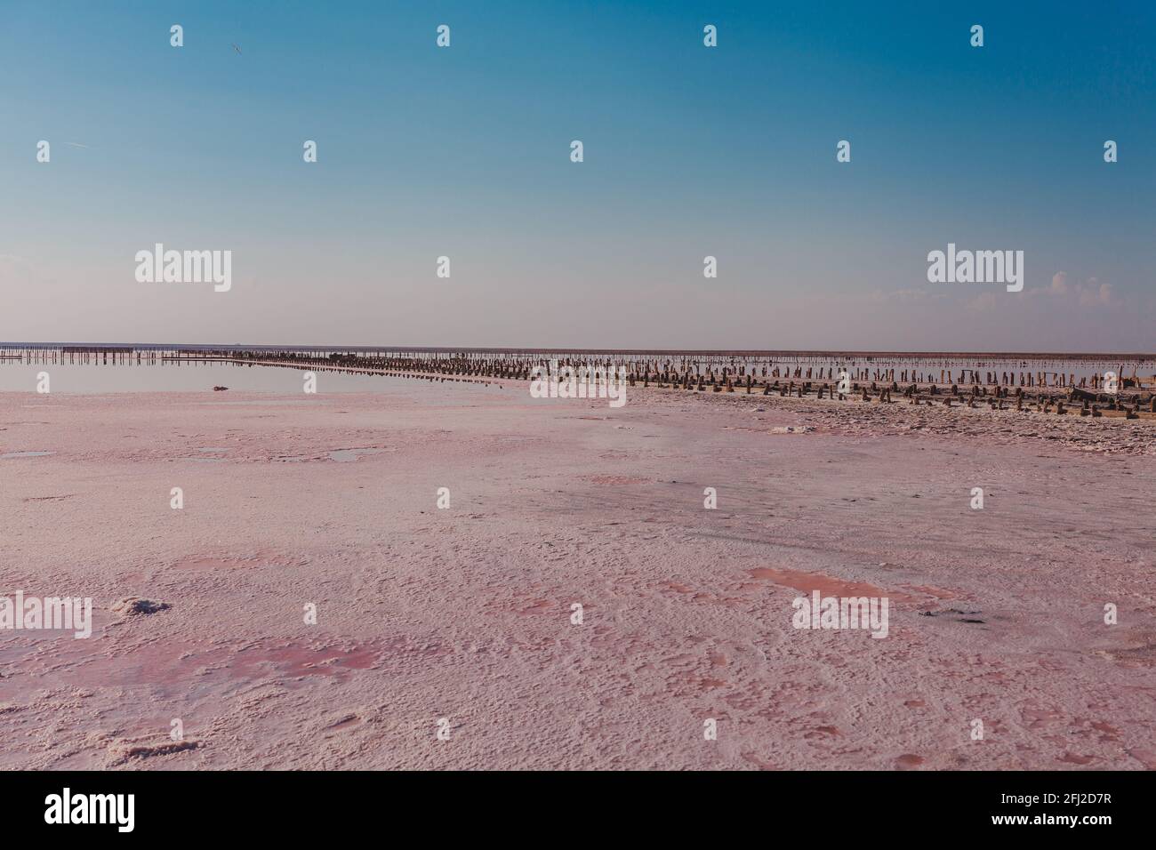 pink lake is one of the most beautiful places in the world Stock Photo ...