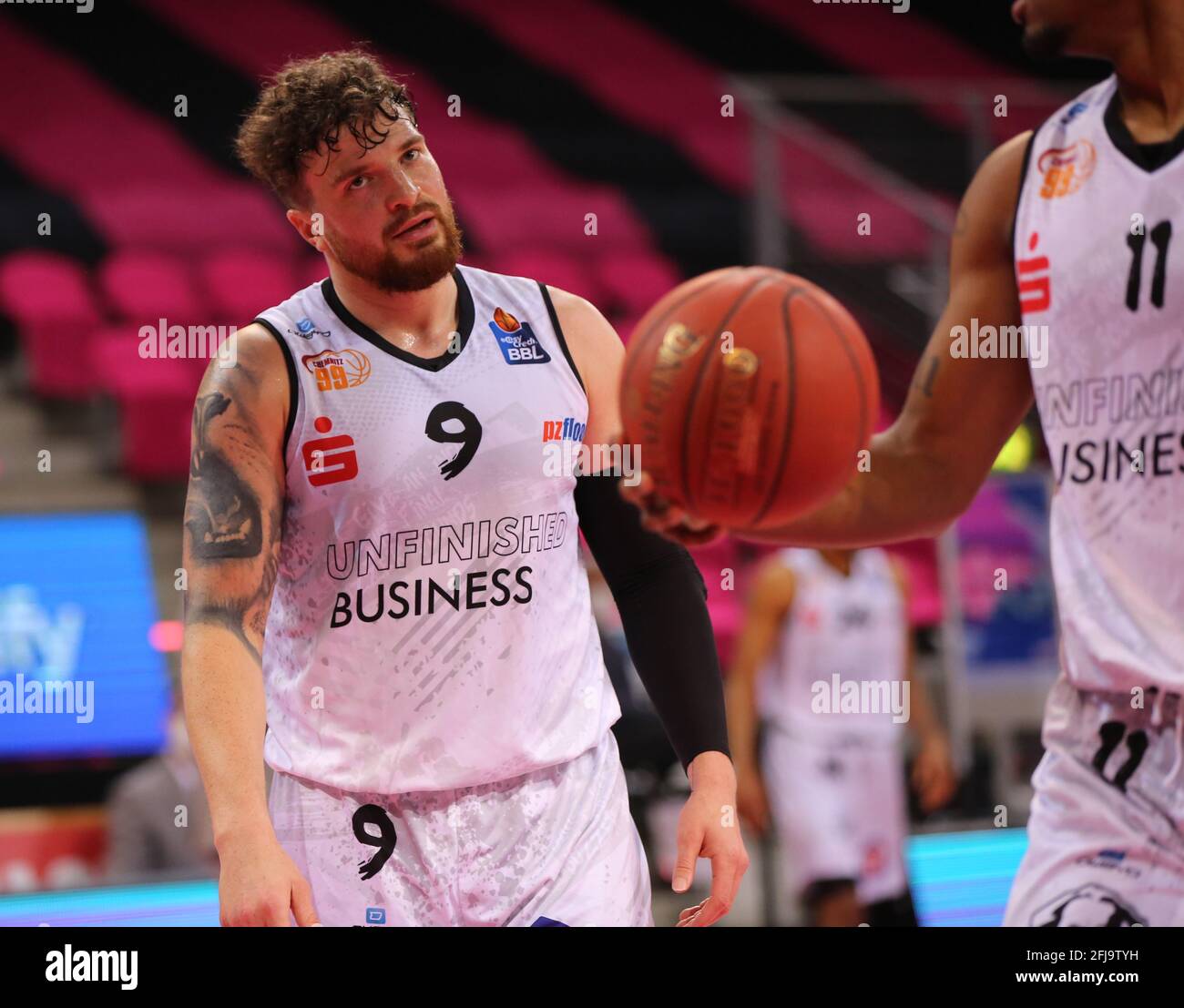 Bonn, Germany. 25th Apr, 2021. Telekom Dome, Basketball, BBL, Telekom ...