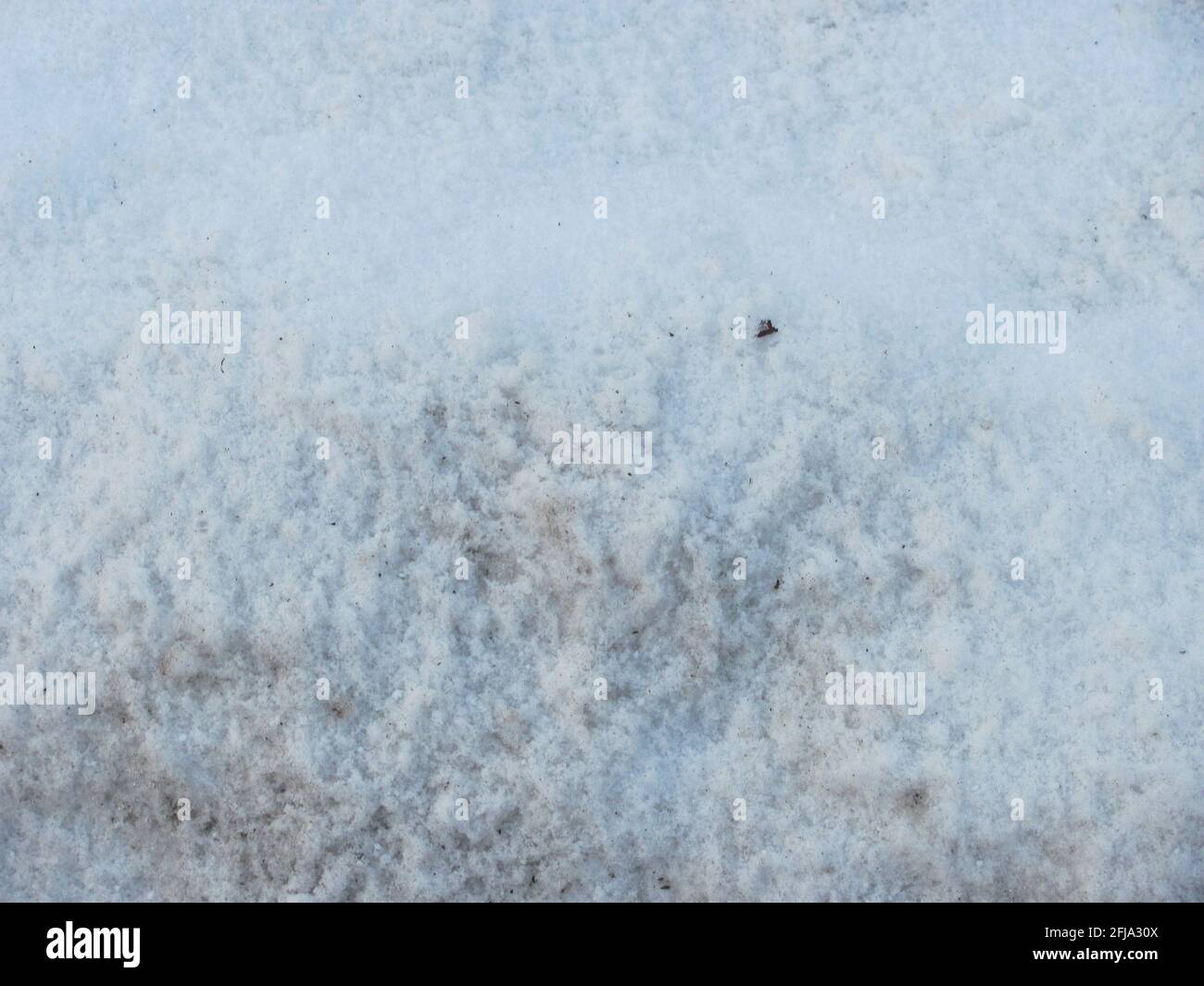 Background: muddy spring melting snow Stock Photo - Alamy