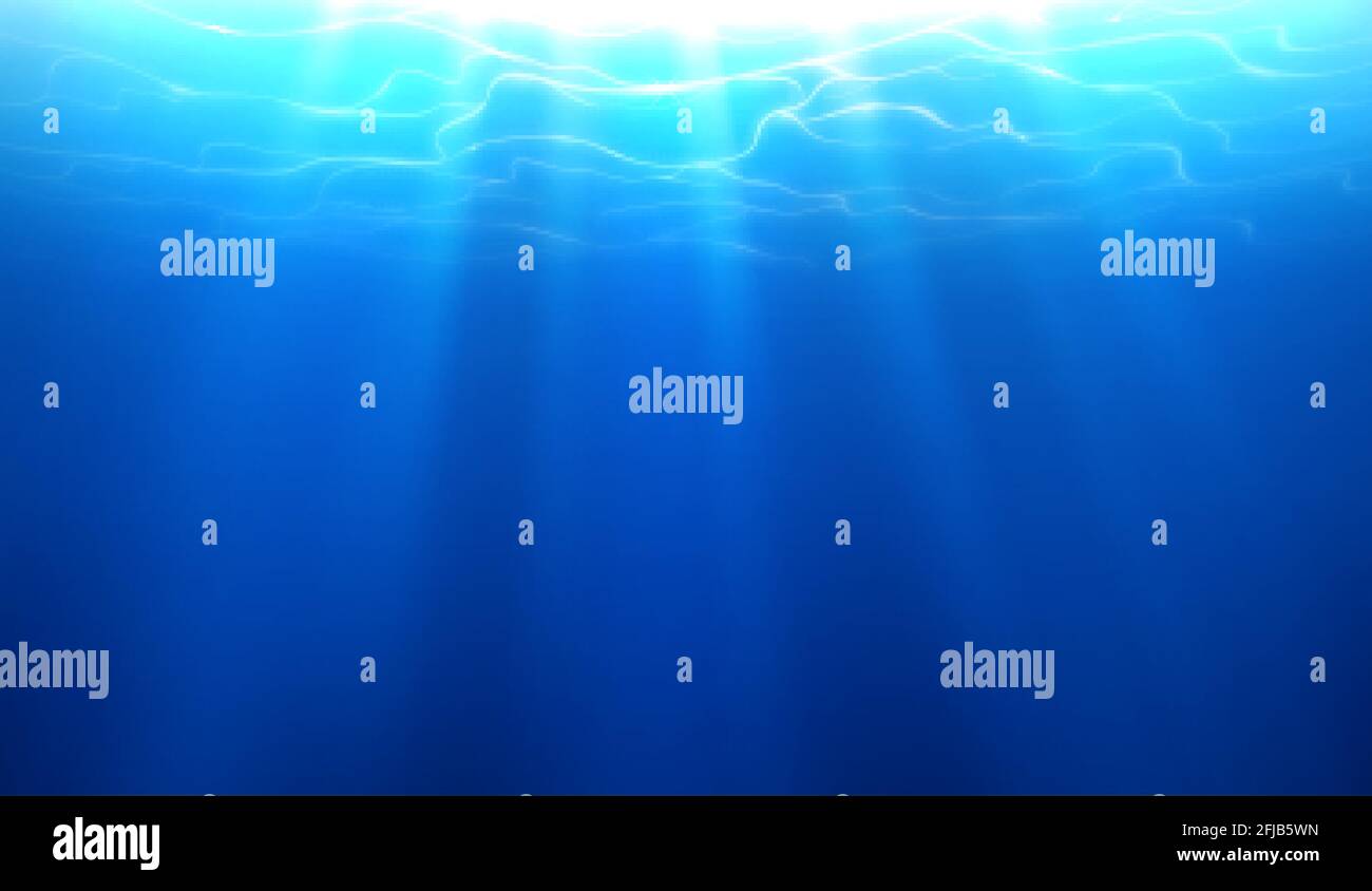 Water ripple sunshine effect realistic background with the sun s rays ...