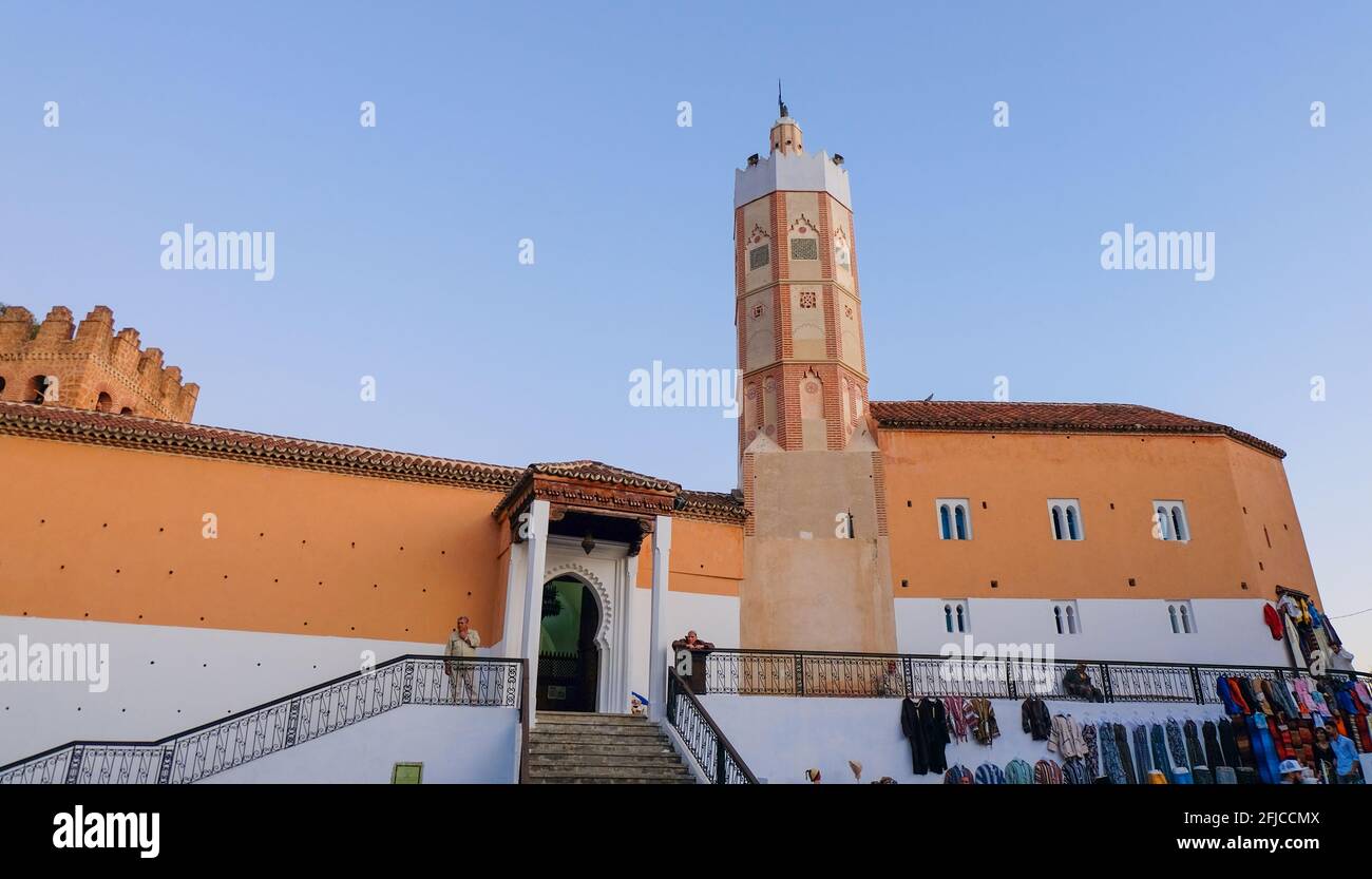 The Grand Mosque of Chefchaouen, Morocco Stock Photo - Alamy