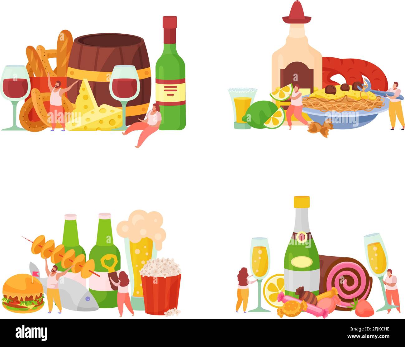 Dark rum cake Stock Vector Images - Alamy