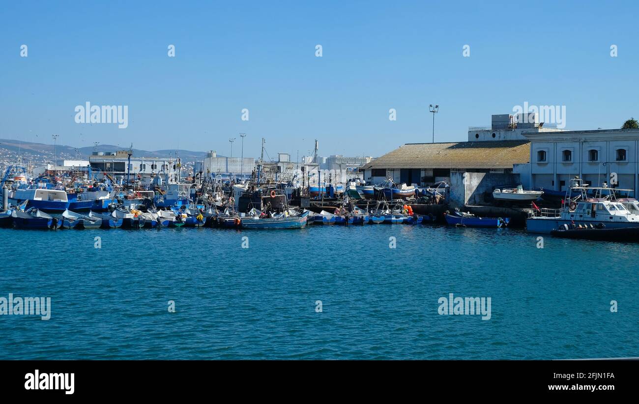 Port of Tangier, Morocco Stock Photo - Alamy