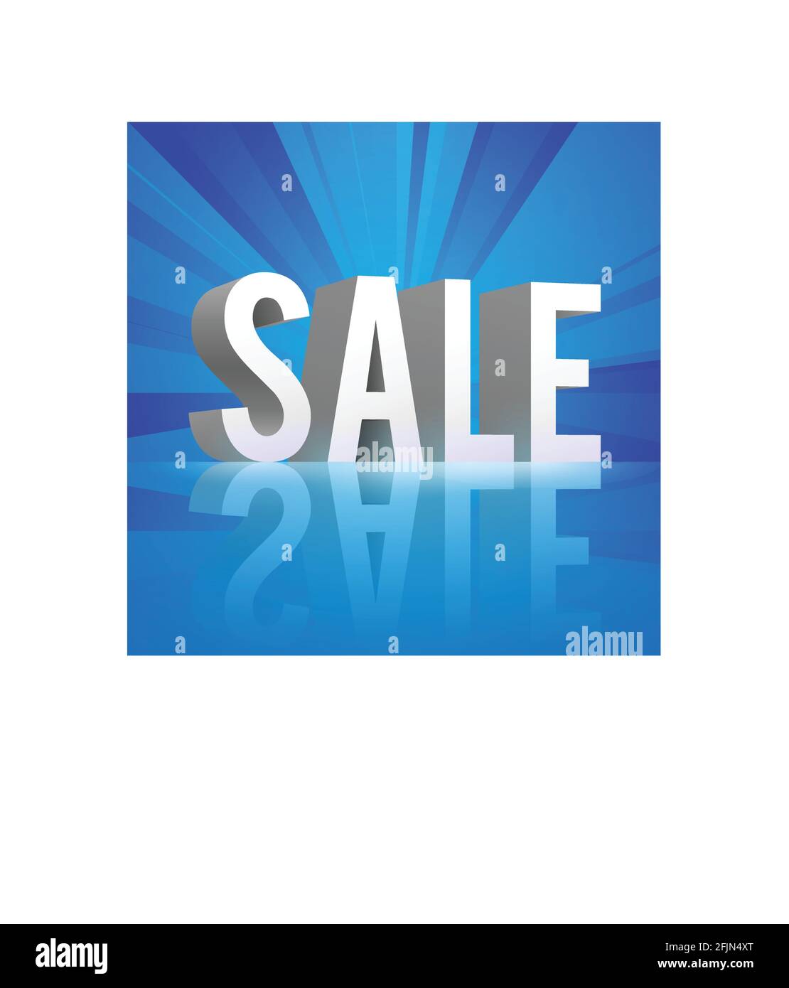 3d word SALE. Vector Illustration, eps10, contains transparencies Stock ...