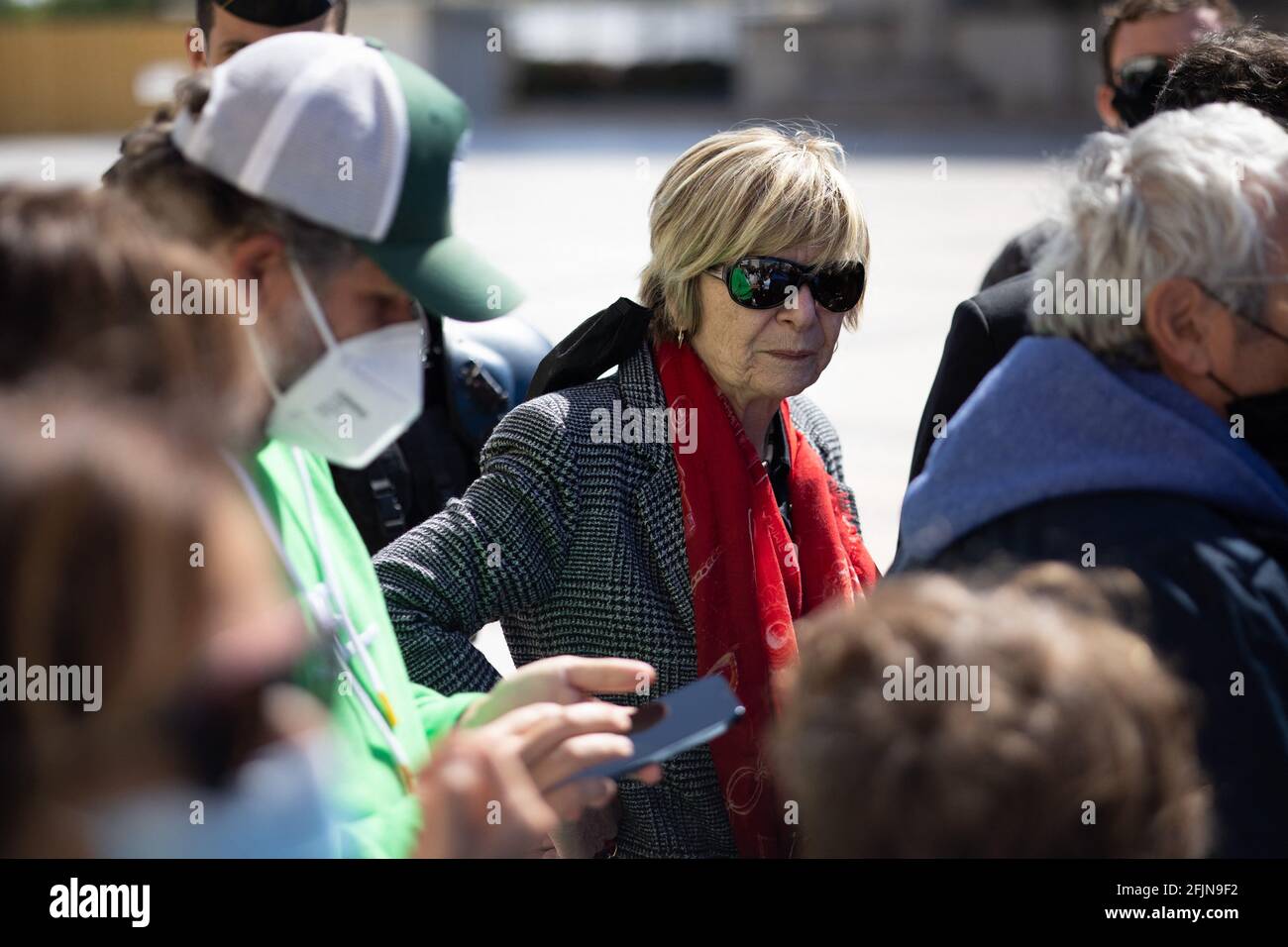 Bestimage CEO Michele Marchand aka mimi as people gather to ask justice ...
