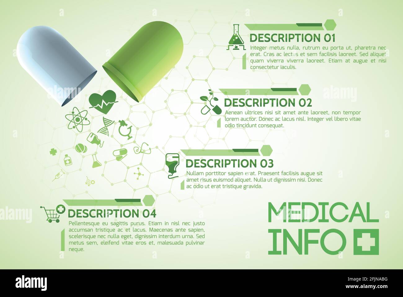 Medical background. Design concept. Vector Illustration, eps 10 ...