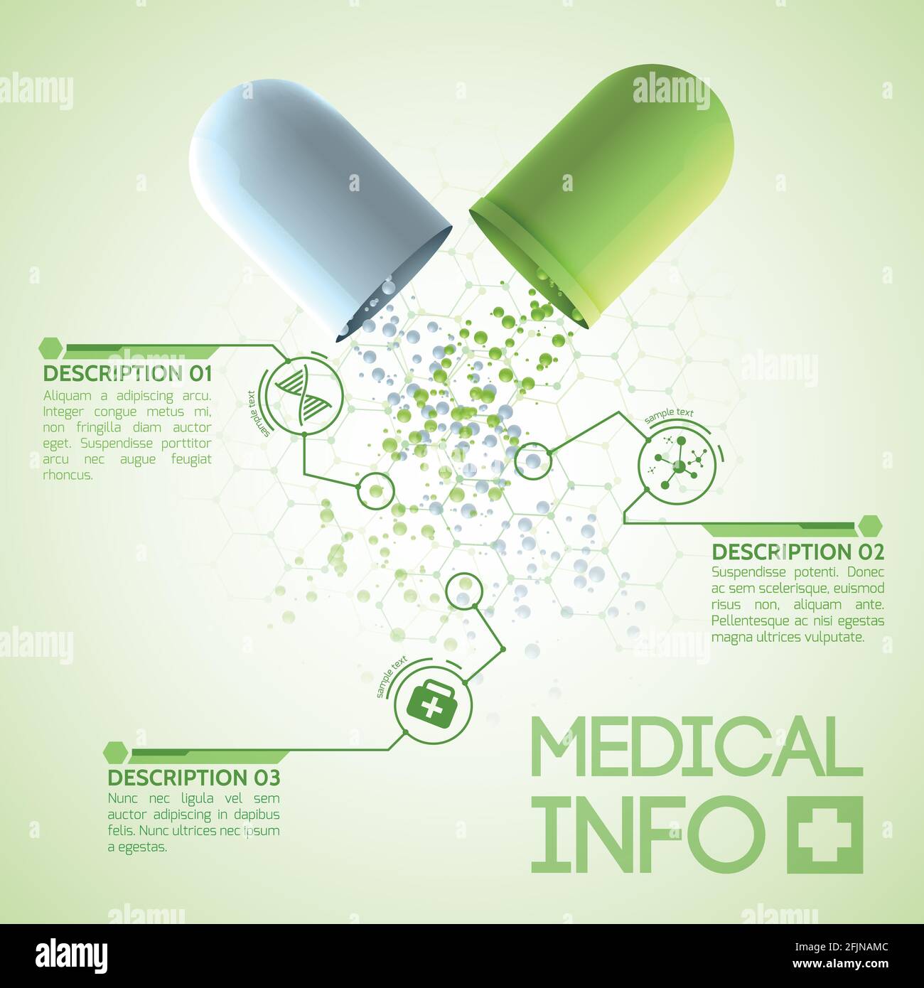 Medical background. Design concept. Vector Illustration, eps 10 ...
