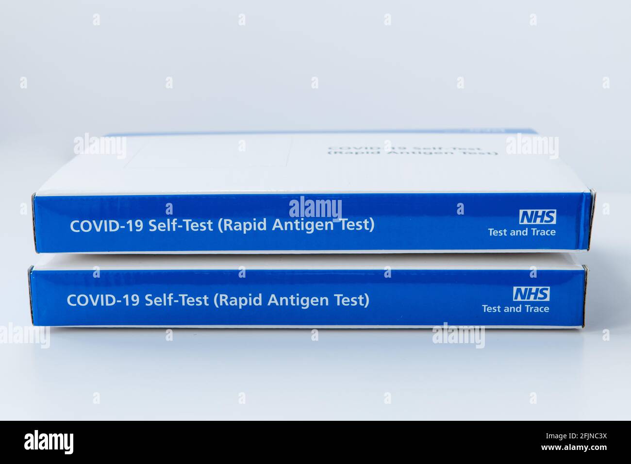 Isolated image of Covid-19 Rapid Antigen home self test kit Stock Photo ...