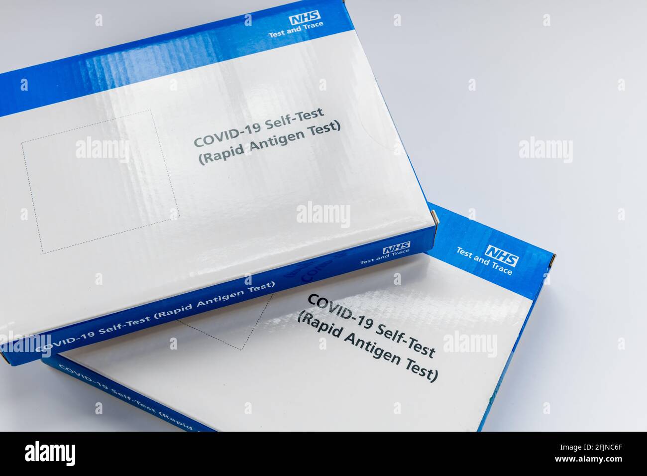 Isolated image of Covid-19 Rapid Antigen home self test kit Stock Photo ...