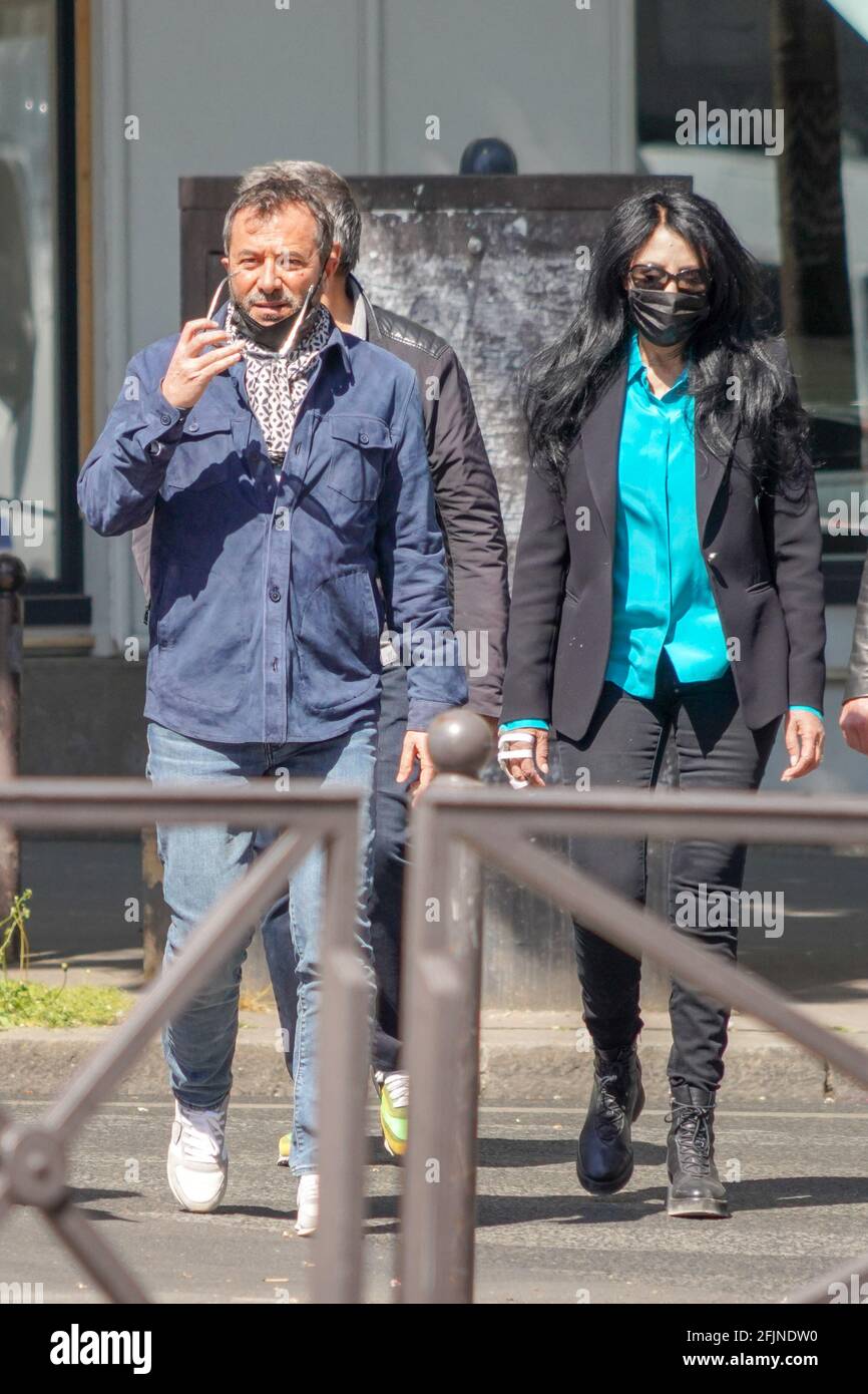 as people gather to ask justice for late Sarah Halimi on Trocadero ...