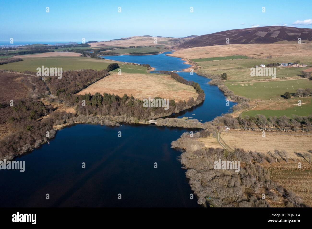 Midlothian pentland hills regional reservoir scotland threipmuir ...