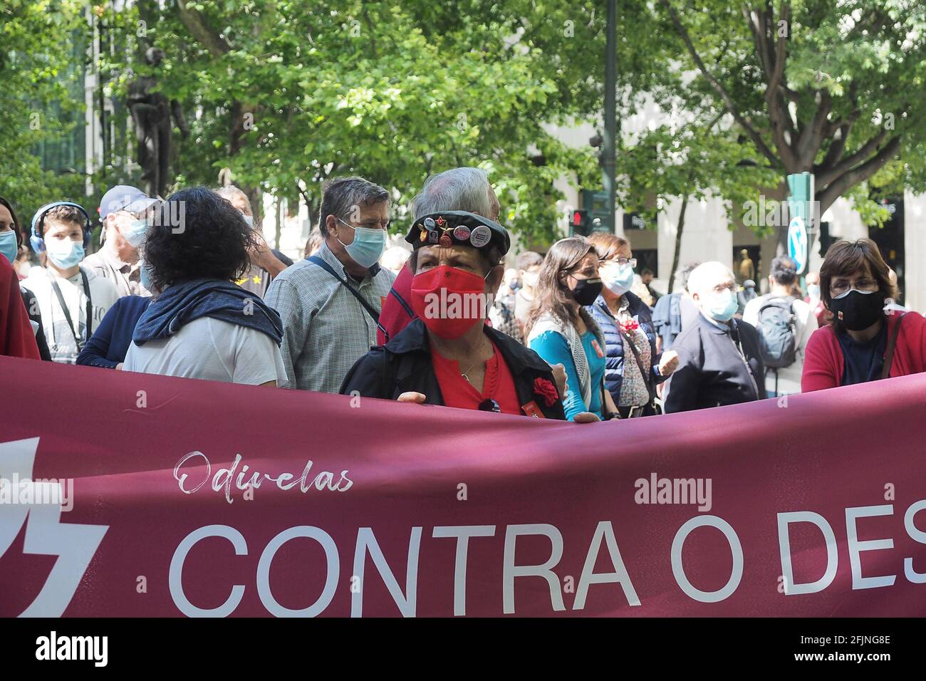 Lisbon, Portugal. 25th Apr, 2021. April 25, 2021 Portugal, Lisbon ...