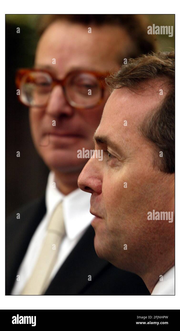 Dr. Liam Fox and Maurice Saatchi anounced as joint chairman of the ...