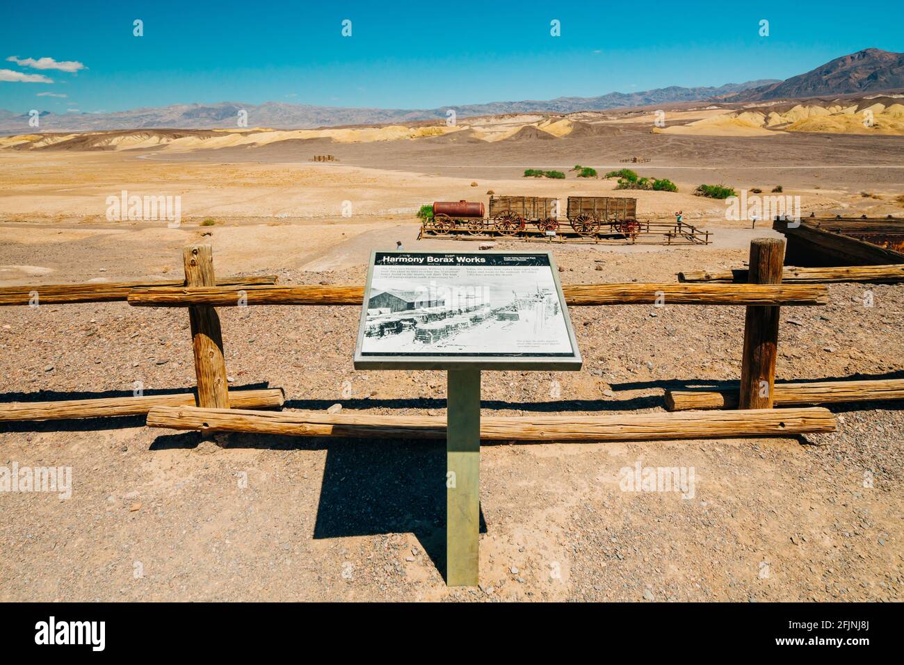 Death Valley National Park, CA, USA - April 15, 2021 Mining history of ...