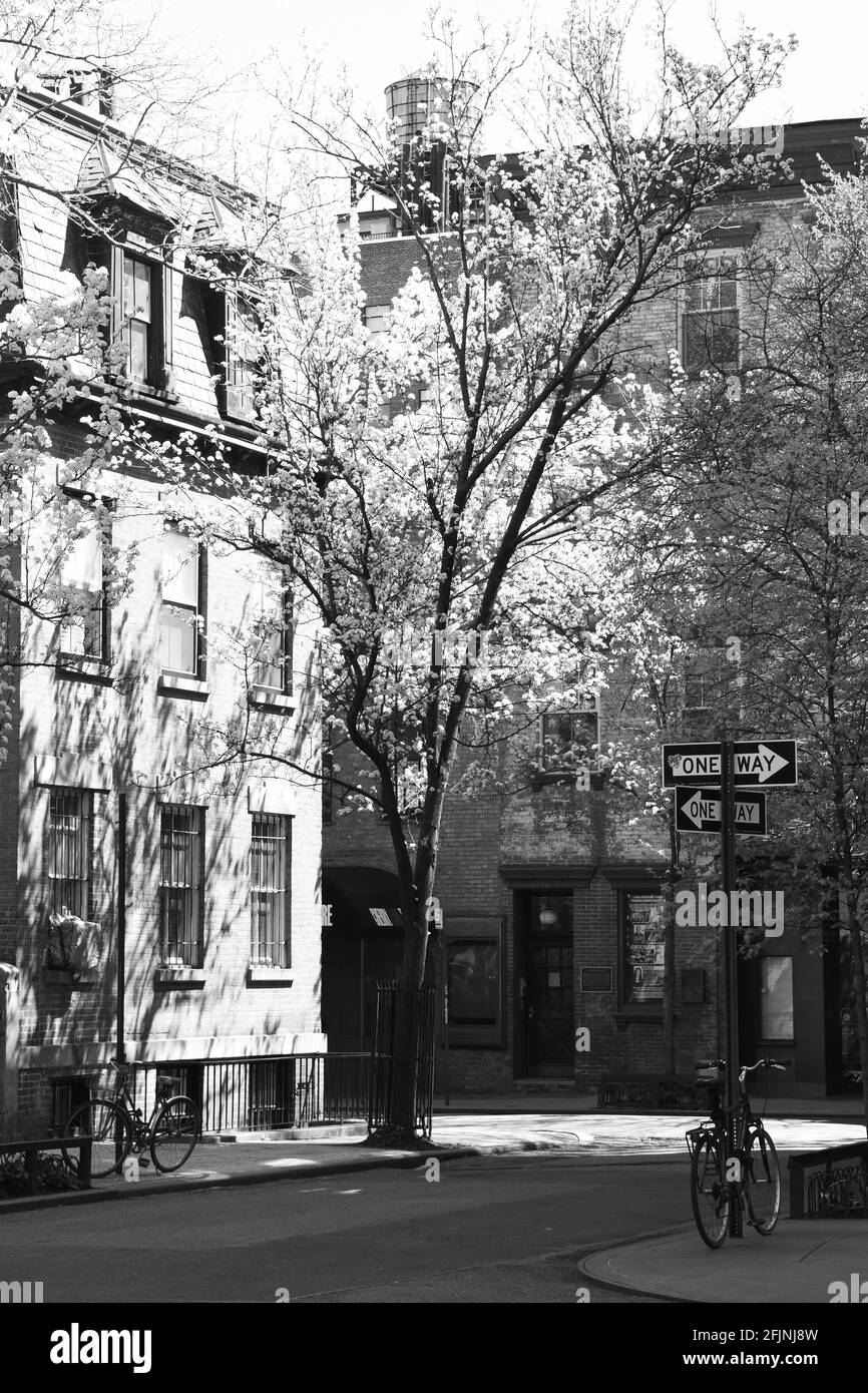 West Village street view, New York City, USA Stock Photo - Alamy