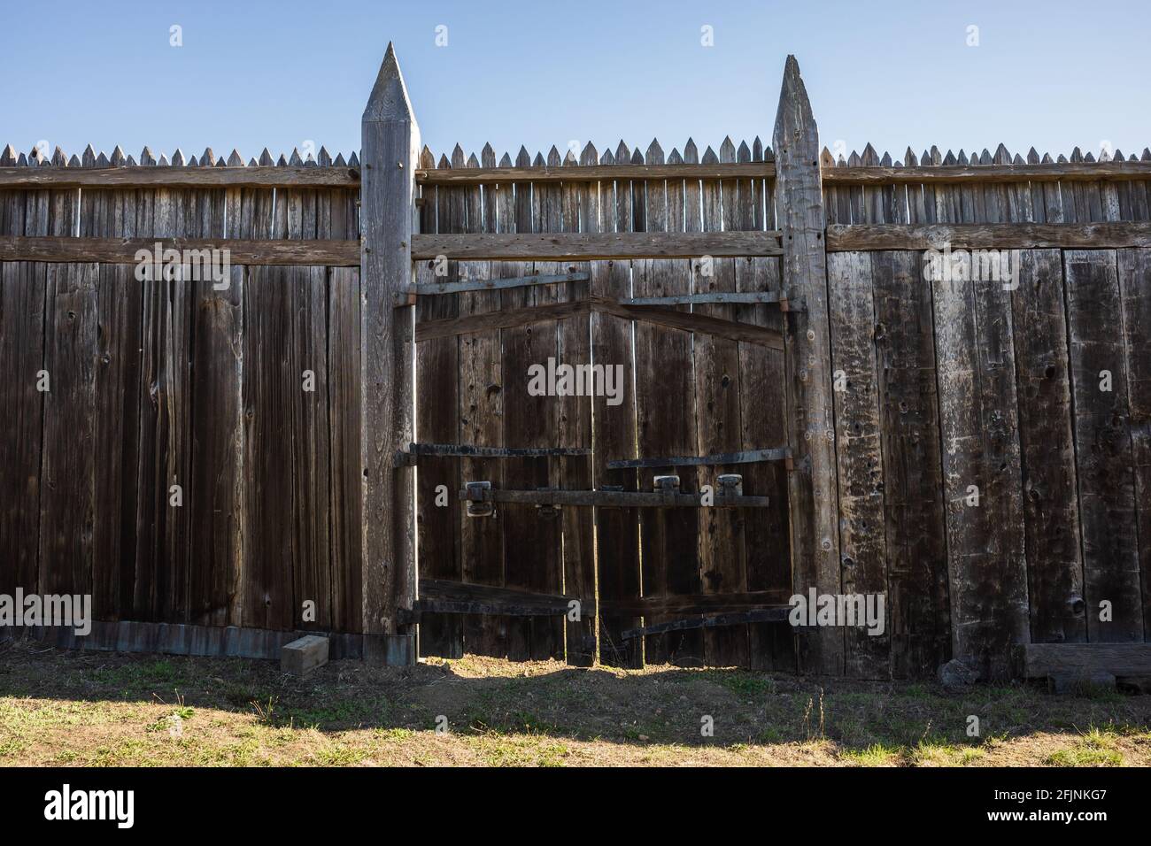 Fort Ross, Historic Russian fort at Fort Ross State Park, California ...