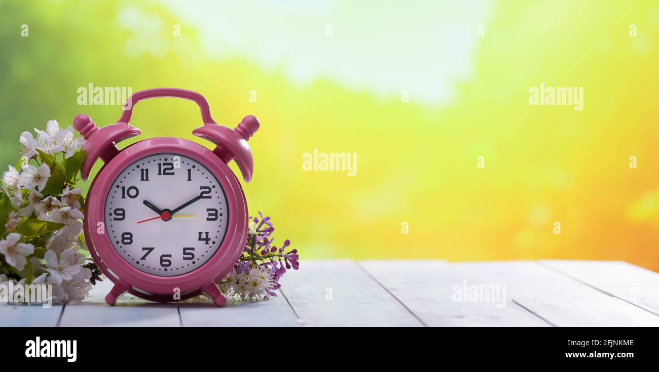 Saving daylight, time change concept for summer days Stock Photo - Alamy
