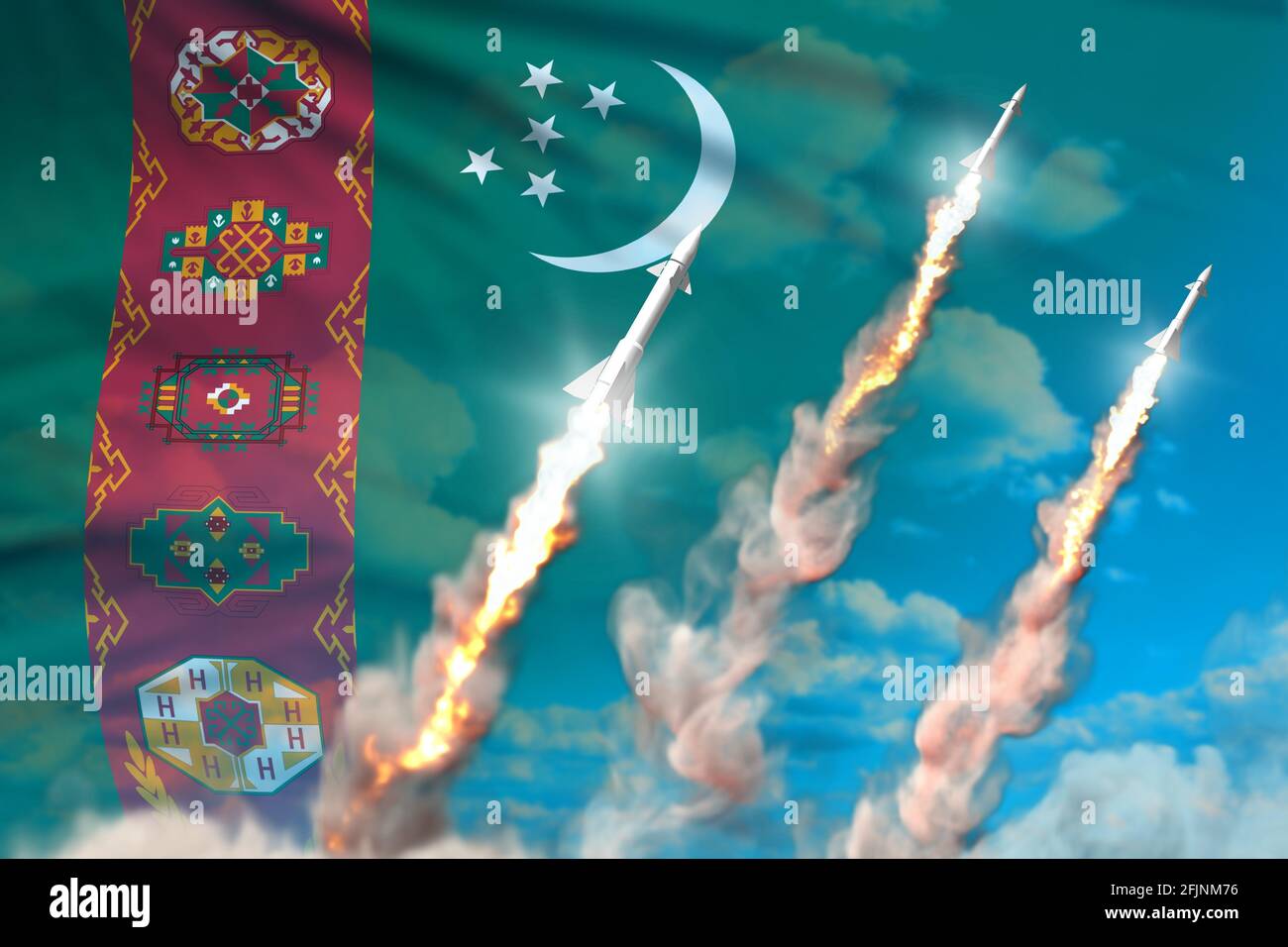 Turkmenistan nuclear missile launch - modern strategic nuclear rocket ...