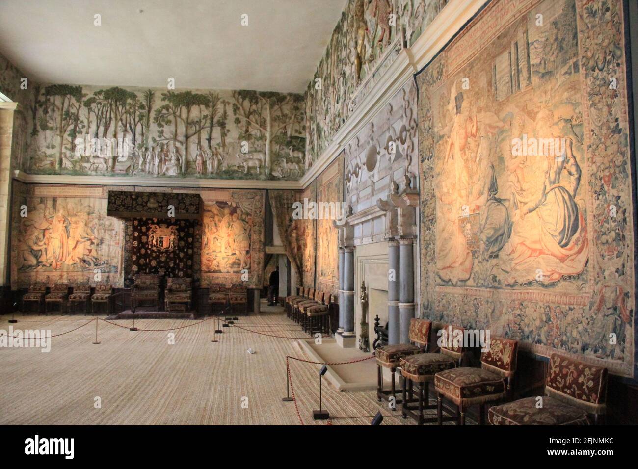 Hardwick hall interior hi-res stock photography and images - Alamy